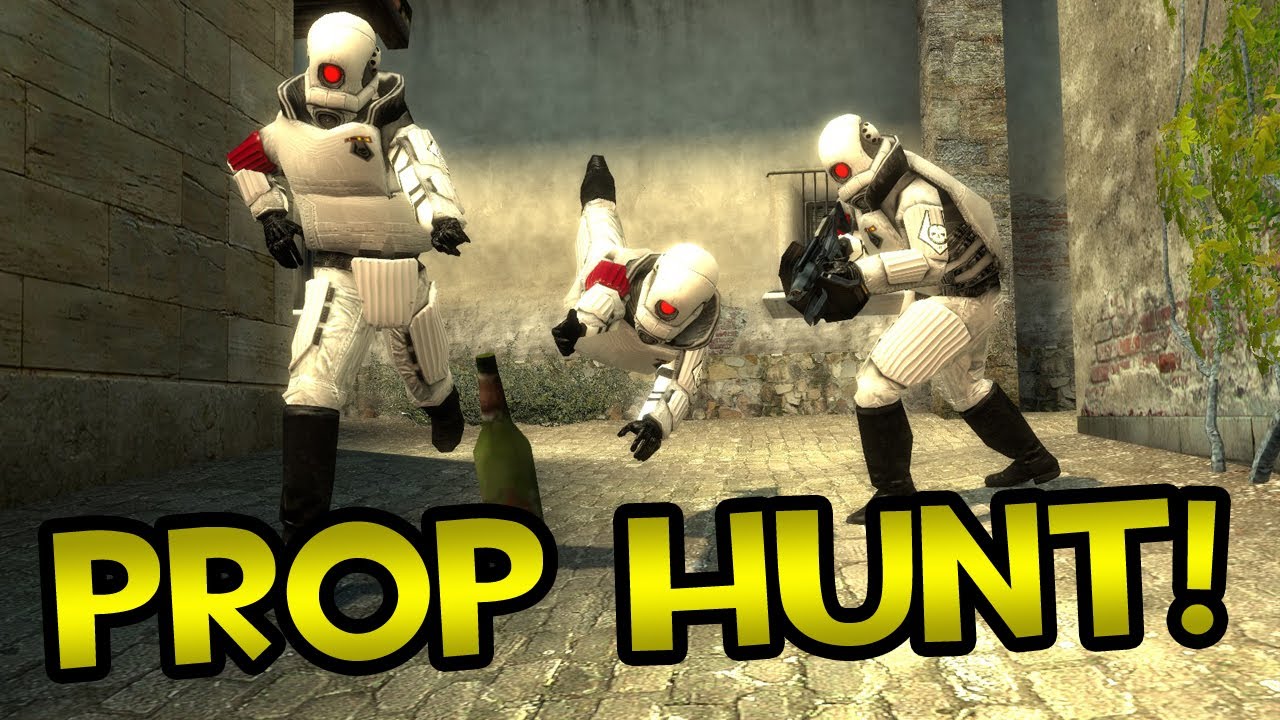 Triple Team! (Prop Hunt w/ Friends!) - YouTube