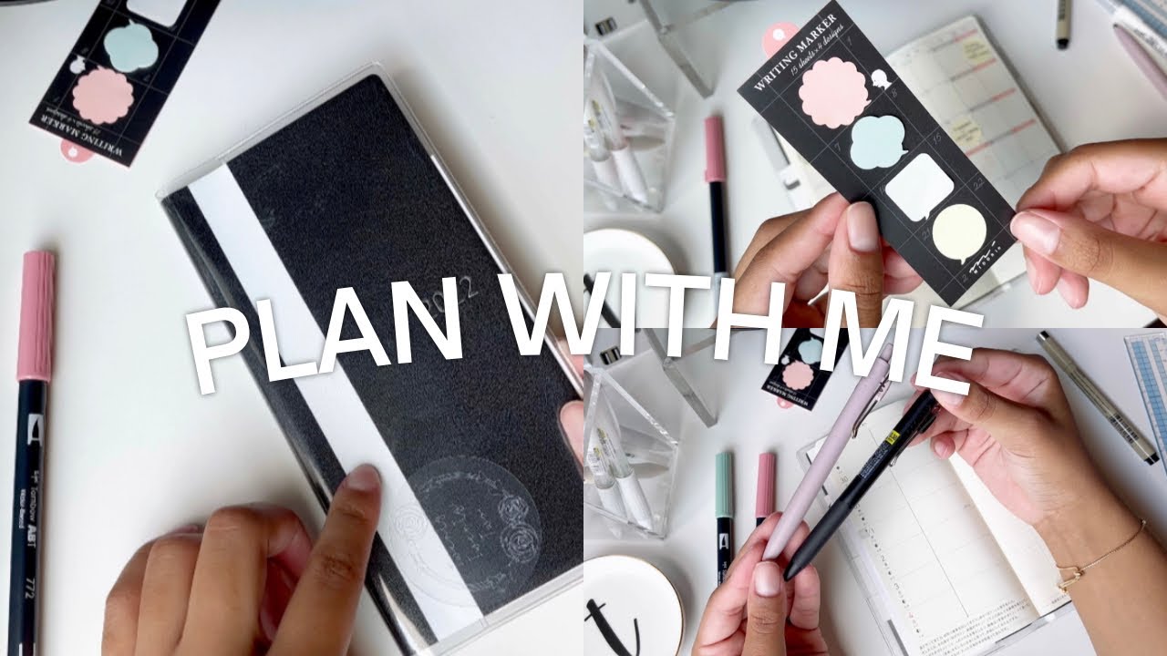 PLAN WITH ME | No Stickers Pen Only I 2023 Planner Talk?!? | Hobonichi Weeks 2022 - YouTube