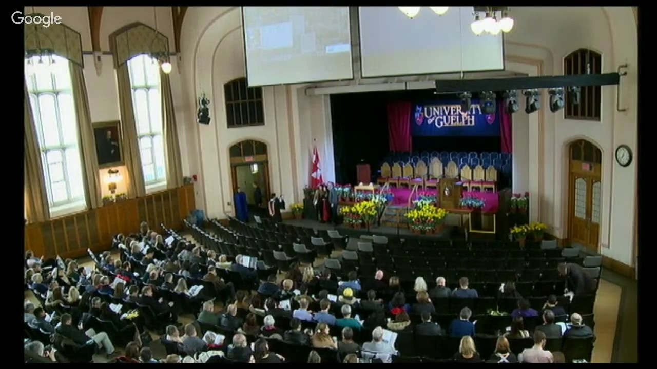 University of Guelph Convocation February 17, 2016 War Memorial Halll ...