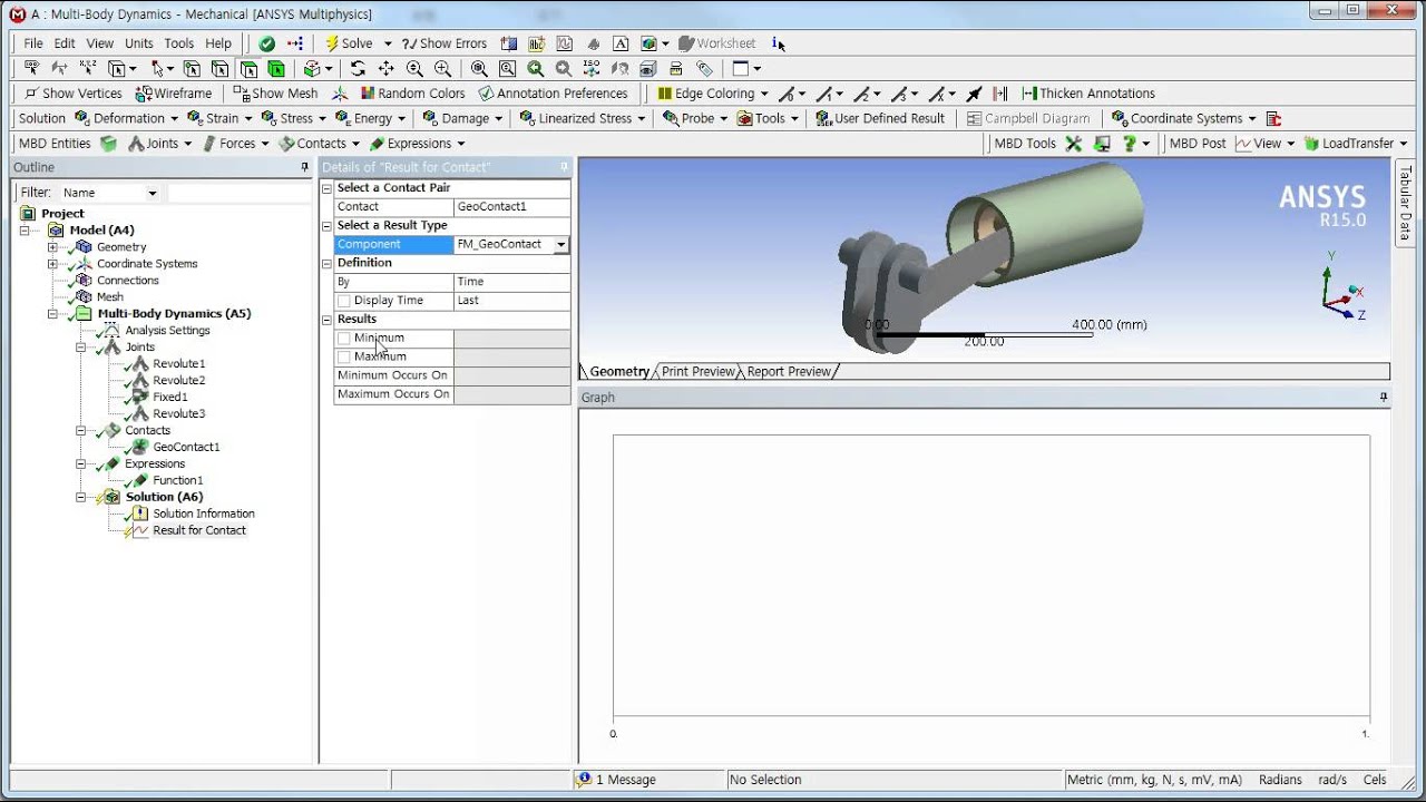 MBD for ANSYS - Plot Using ANSYS Workbench - YouTube