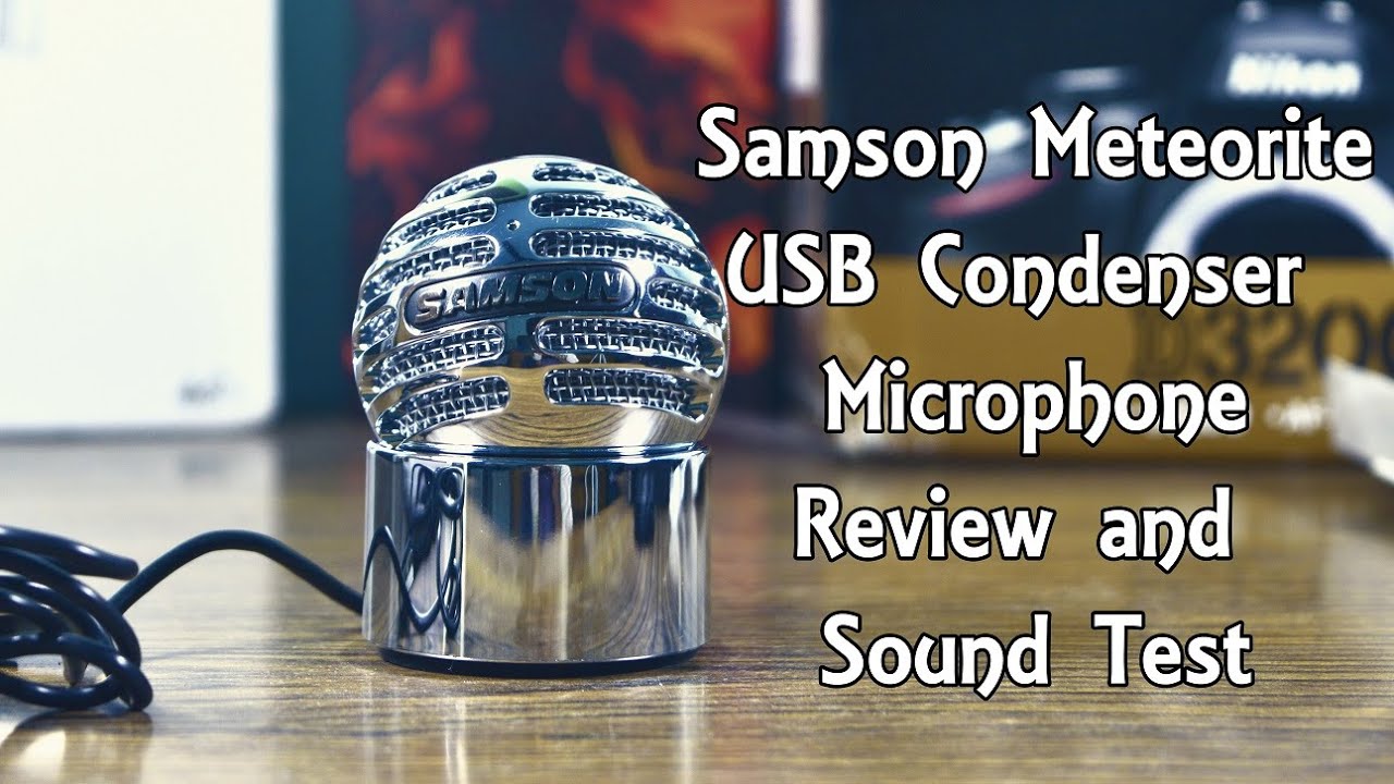 Samson Meteorite USB Condenser Microphone | Unboxing, Review, Sound ...