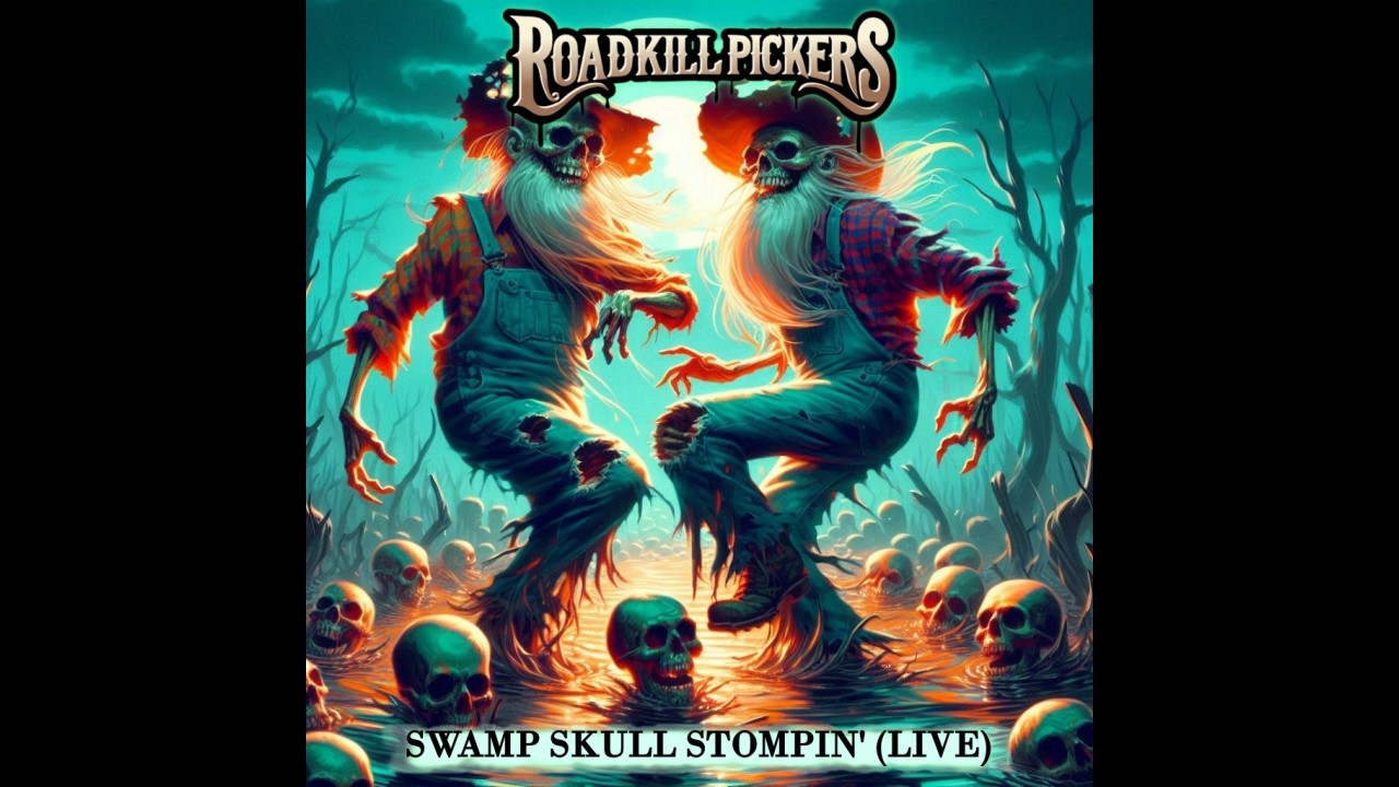 Swamp Skull Stompin' (Live) 🦝 Roadkill Pickers 💀 Bluegrass Stomp Metal ...