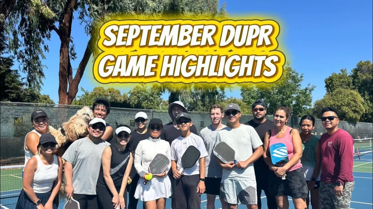 OMG Pickleball - September DUPR Game Highlights - YouTube