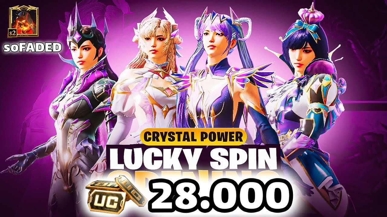 8 Mythic Crystal Power Lucky Spin | 🔥 PUBG MOBILE Crate Opening - YouTube