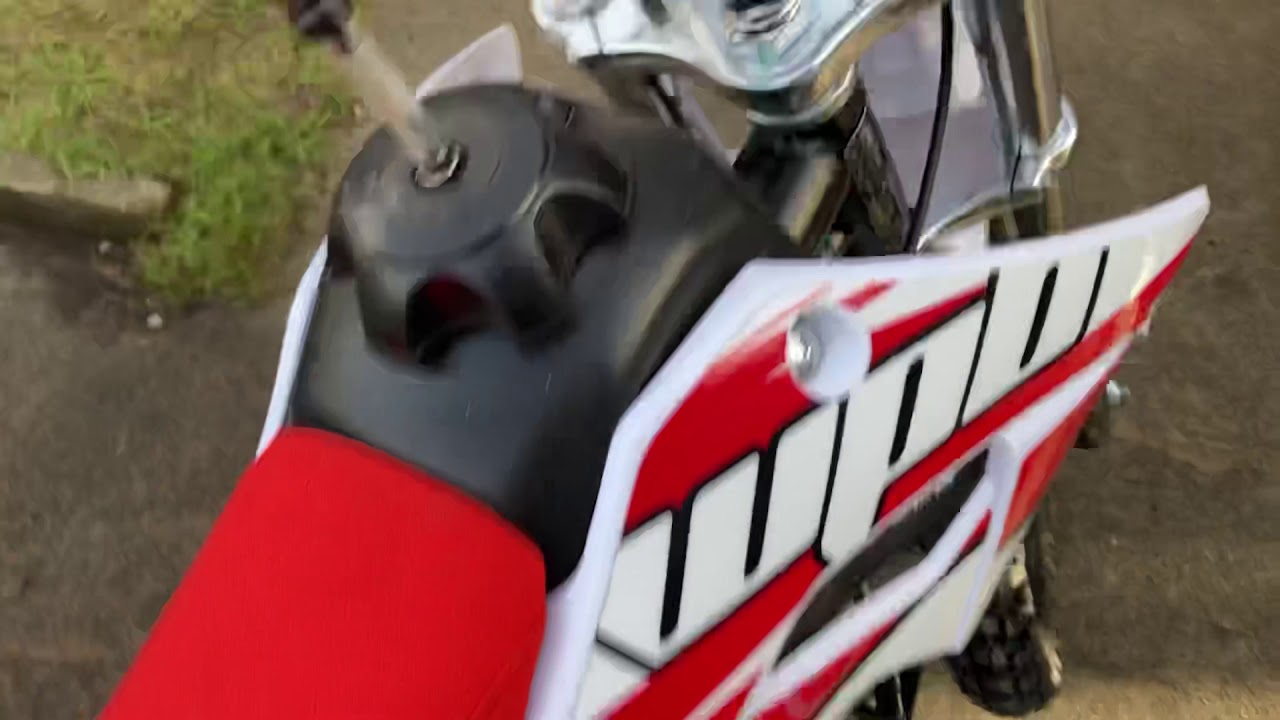 WPB 110 Pit bike start up - YouTube