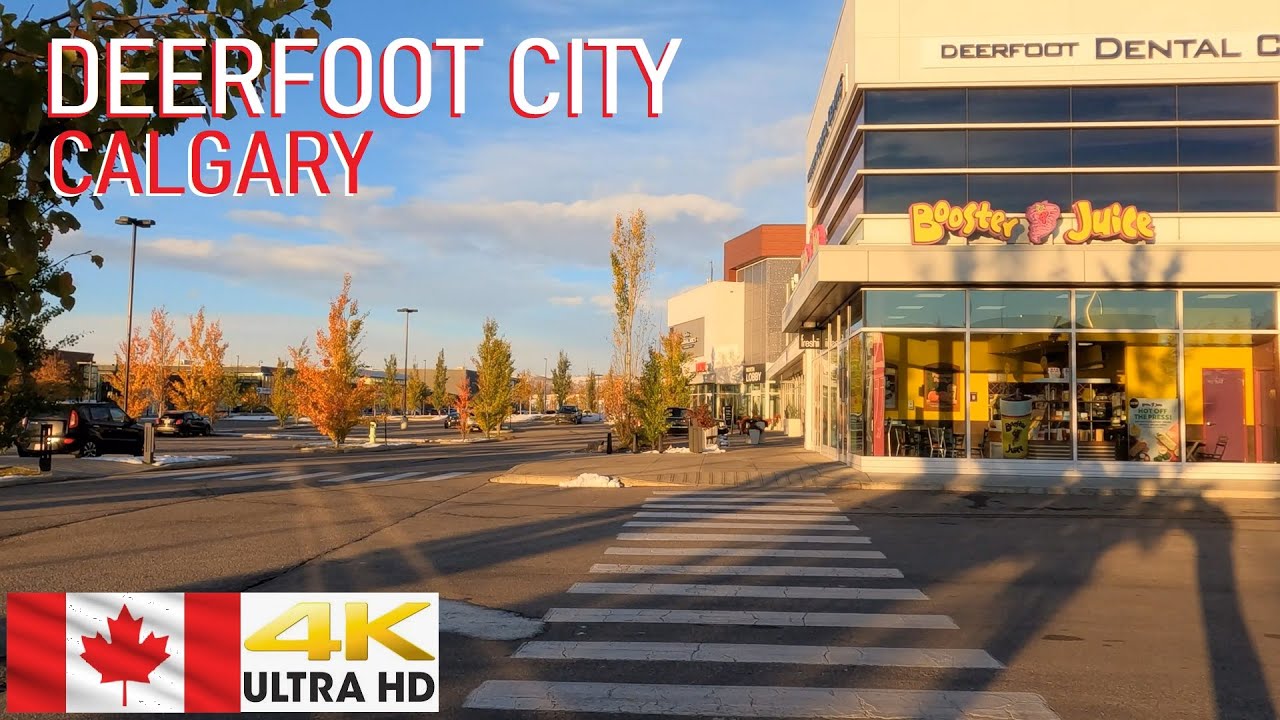 Deerfoot City Calgary with High Quality Binaural Ambient Sounds【4K ...