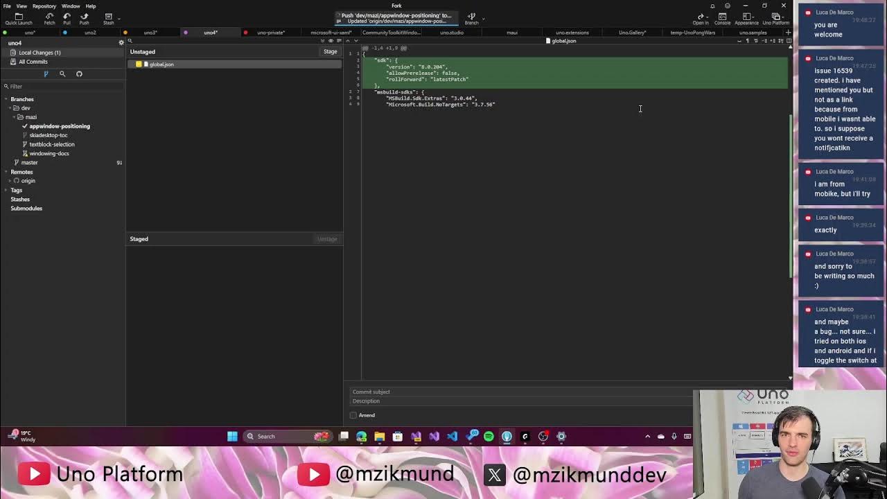 Uno Platform Live Coding: Selection & AppWindow - YouTube