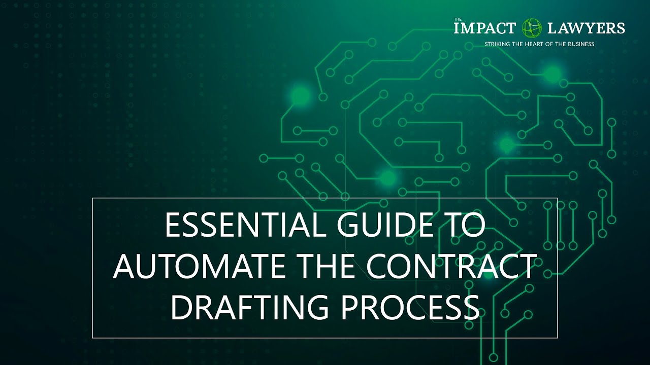 ESSENTIAL GUIDE to automate the contract drafting process - YouTube
