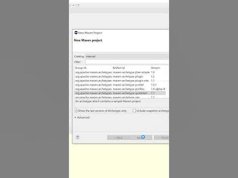 How to create maven project #shorts #automation #java - YouTube