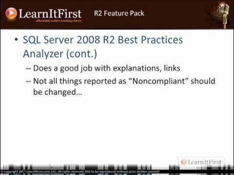 What is the SQL Server 2008 R2 Feature Pack? - YouTube
