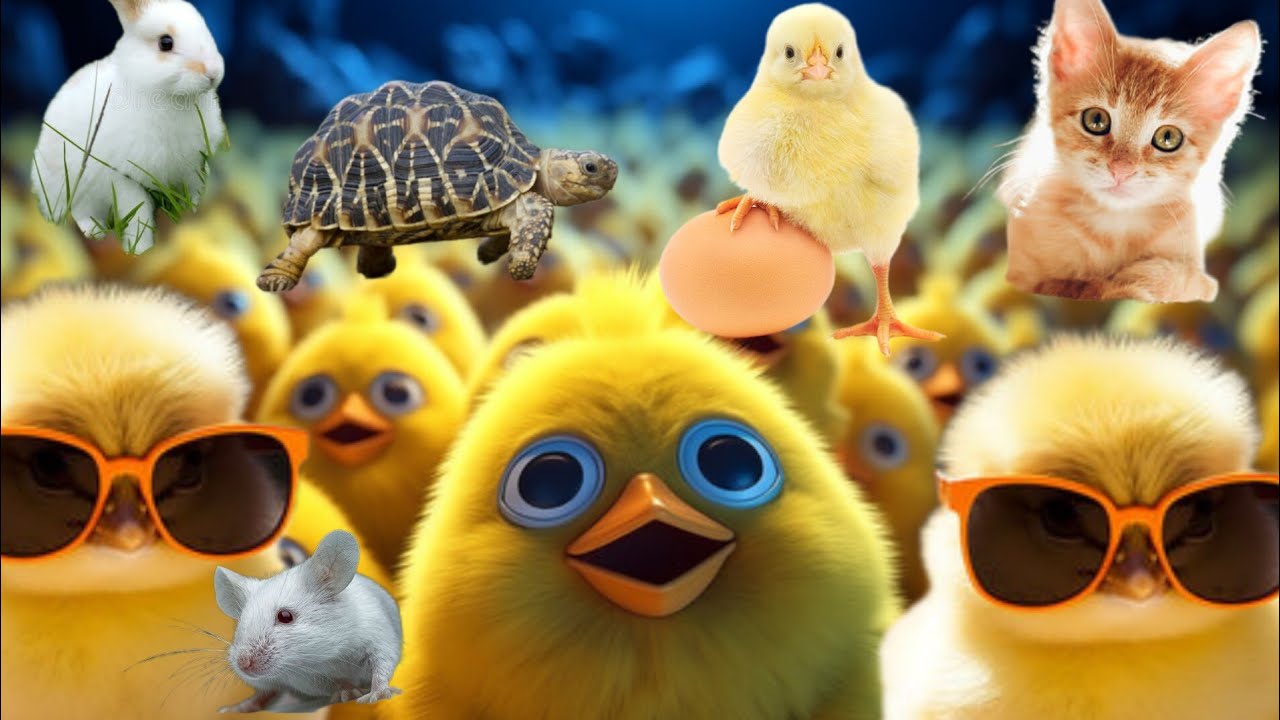 Amazing Transport off millions Chicks Colourfull Chicks rainbow chickes ...