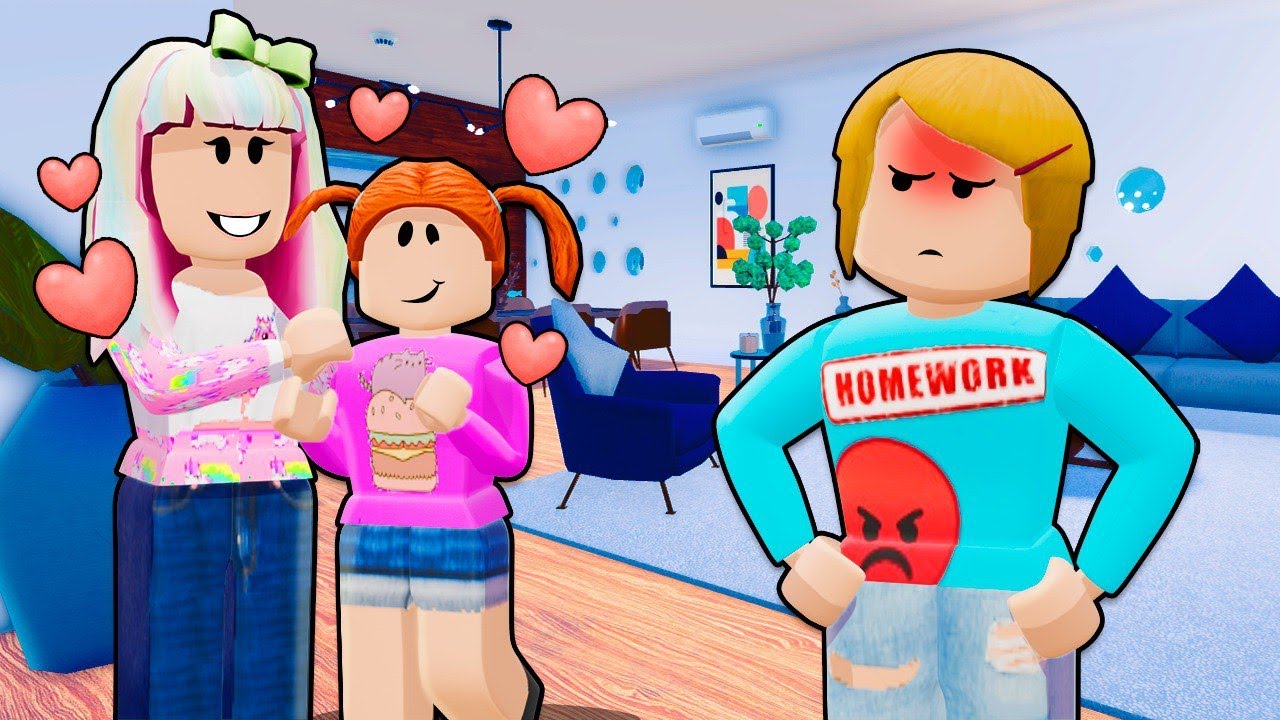 Roblox | Mom Hates Me But Loves My Sister! - YouTube