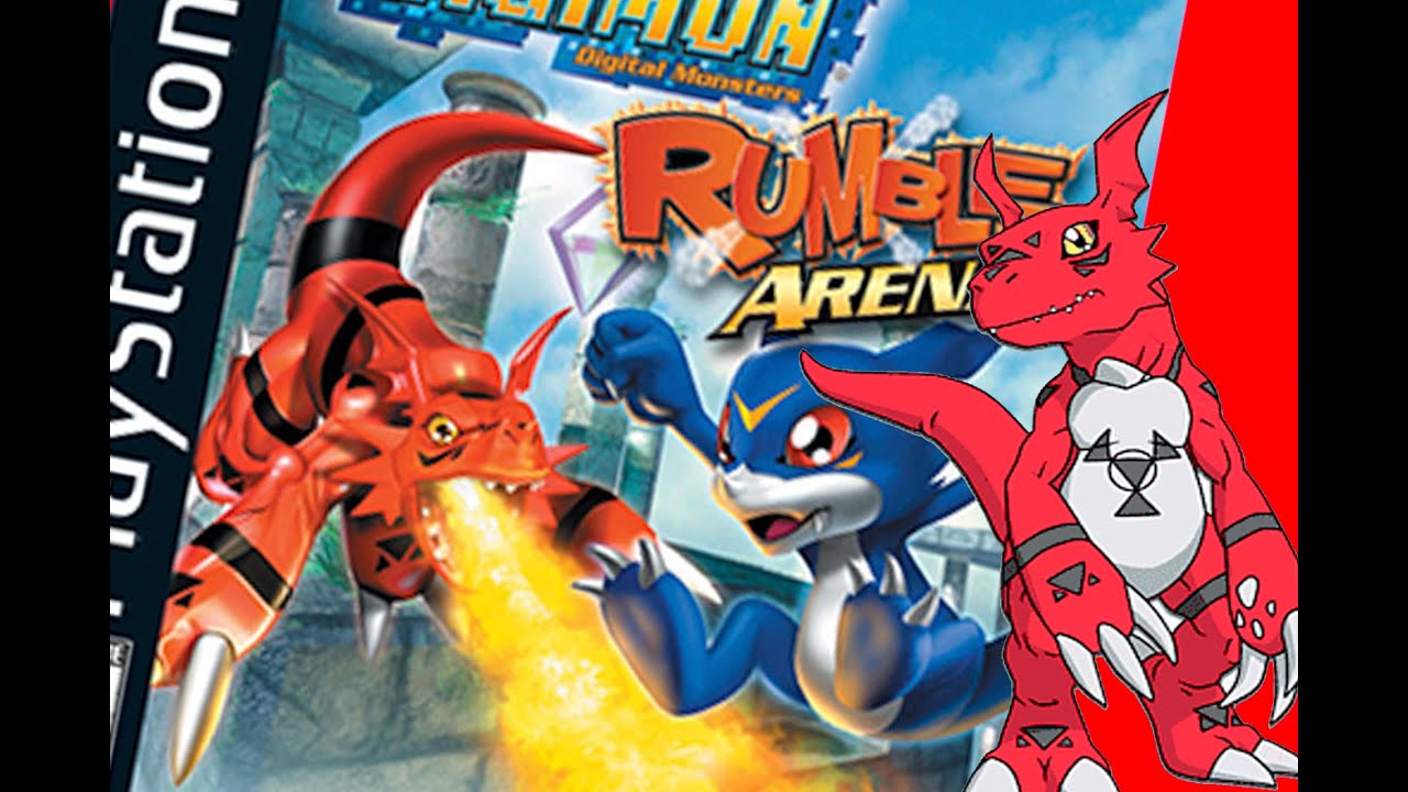 DIGIMON RUMBLE ARENA | PS1 | Digimon PS1 Guilmon - YouTube