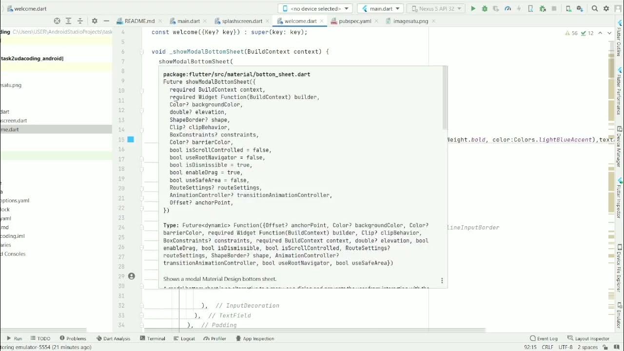 Task2 - Penjelasan Flow , Code Nando Faklin - YouTube