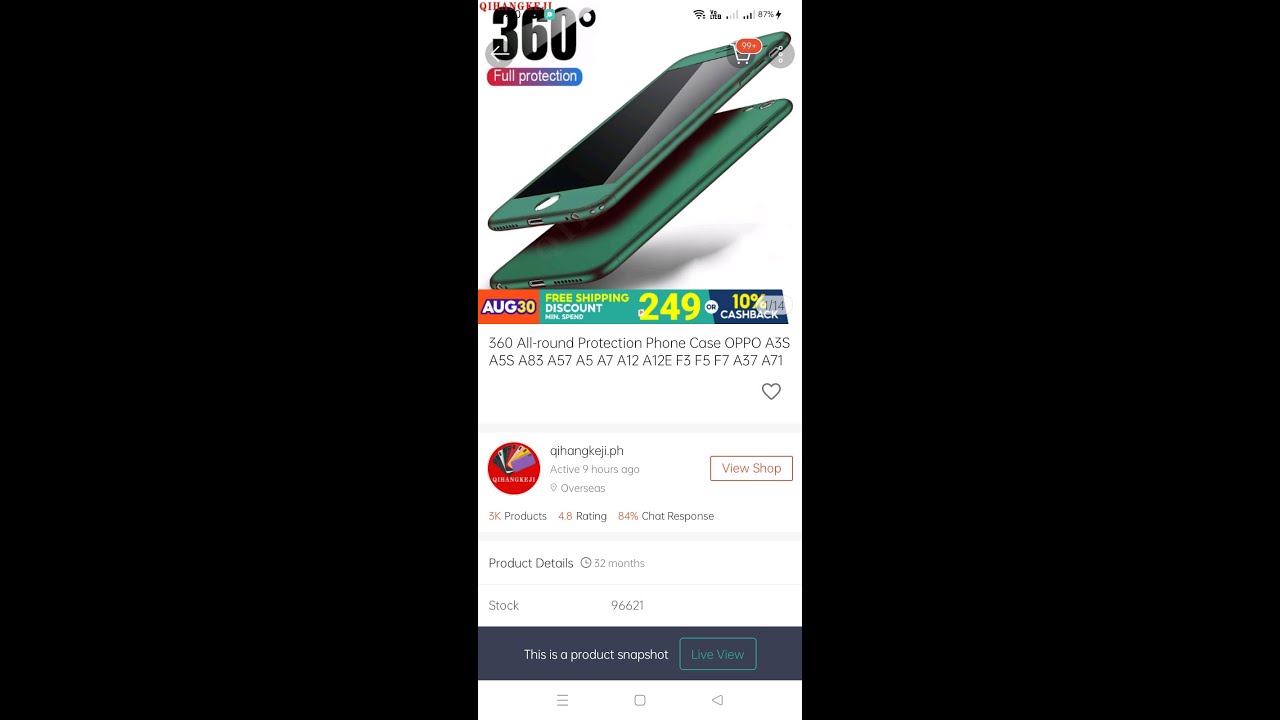 Oppo A83 360 full screen protector - YouTube