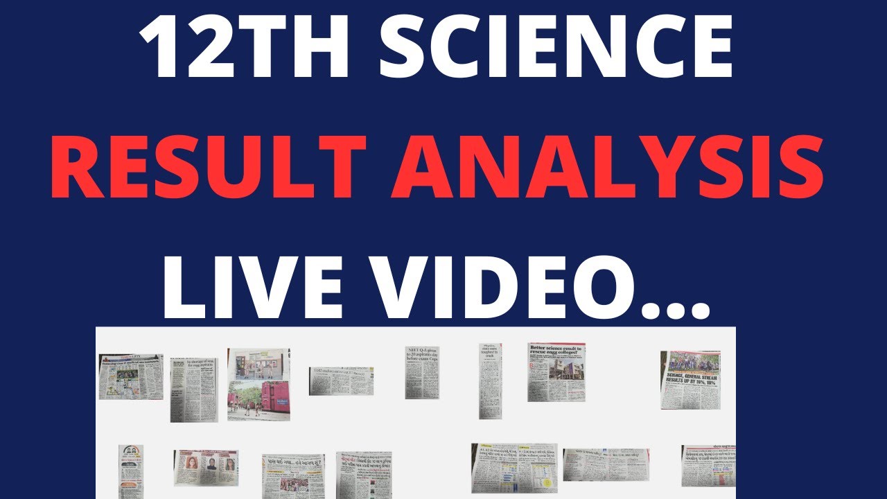 🛑🛑🛑12th Science Result Analysis YouTube Live Video - YouTube