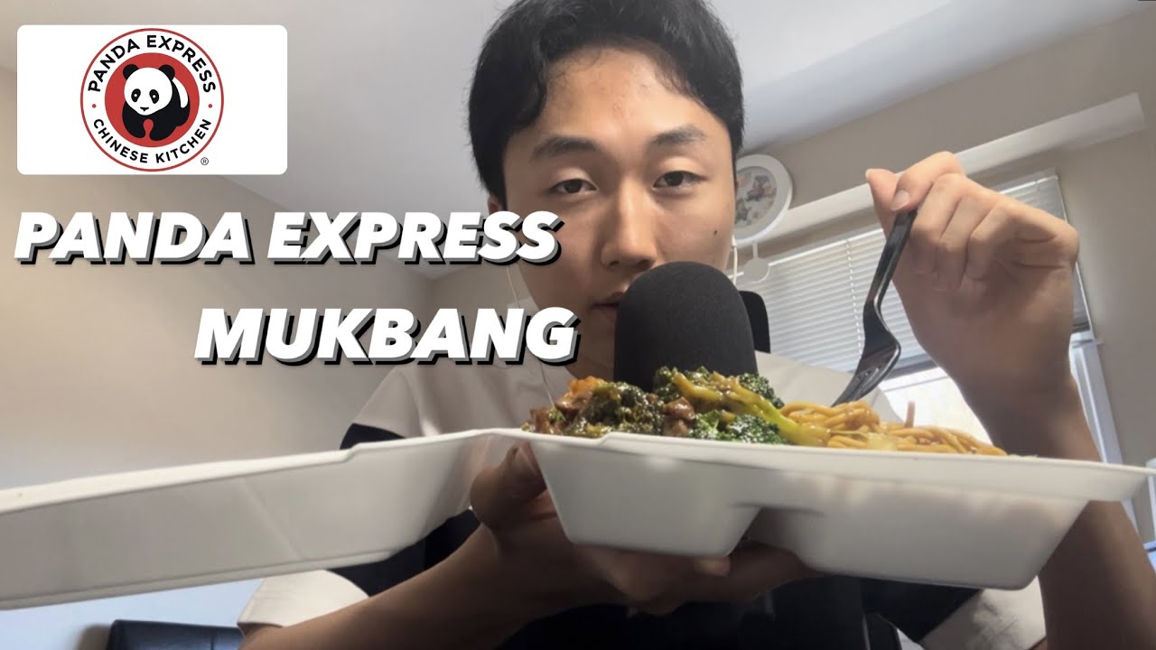 ASMR/MUKBANG panda express | come eat & chill with me - YouTube