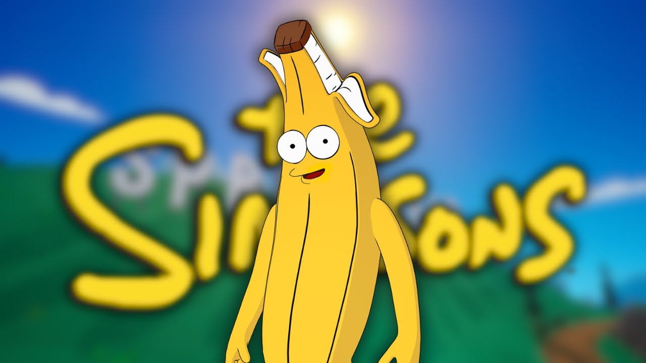 Fortnite: The Simpsons | Springfield Peely Skin Gameplay - YouTube