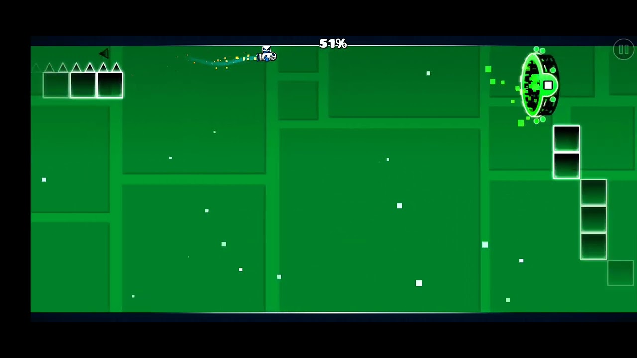 geometry dash 4 Spike jump - YouTube