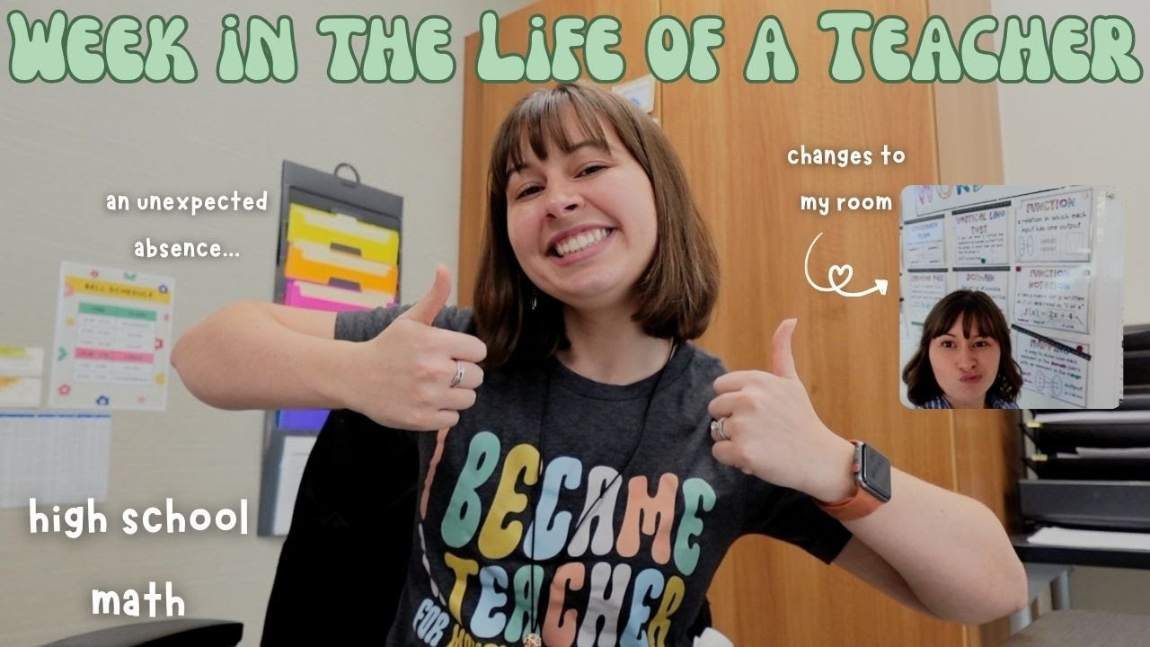 Week in the Life of a High School Math Teacher 🍎 - YouTube
