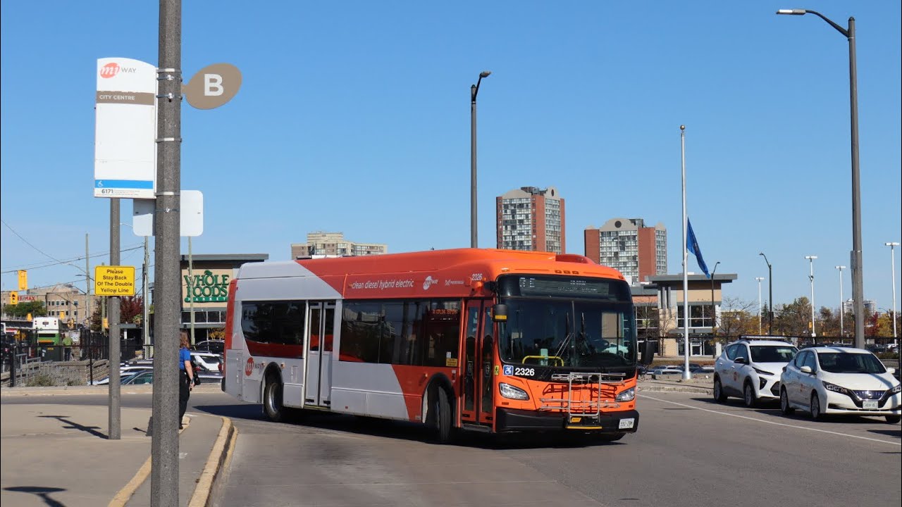 (Ride Video) Miway Route 3 Bloor on 2023 New Flyer XDE40 2326 - YouTube