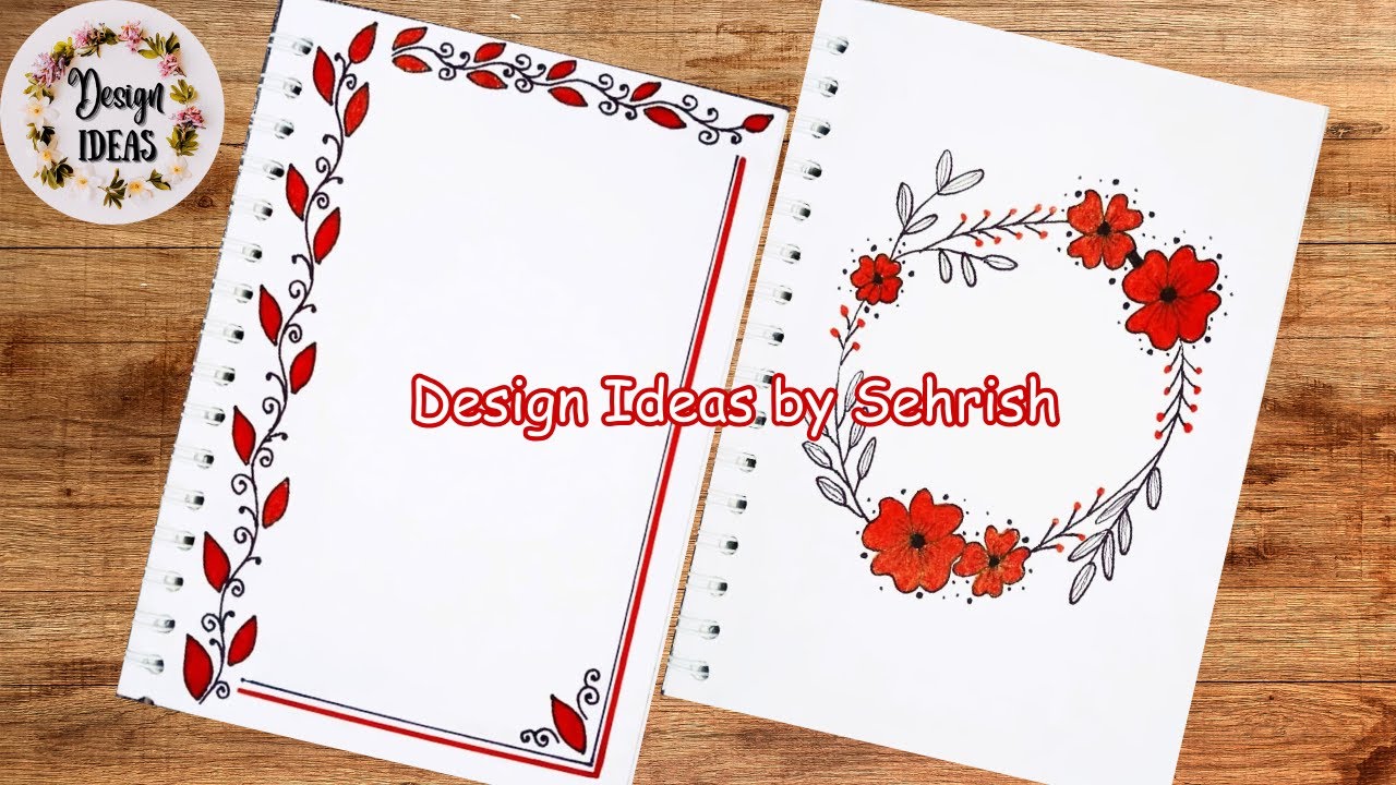 Draw Simple Border Designs | Easy Border Designs ForProject Work ...