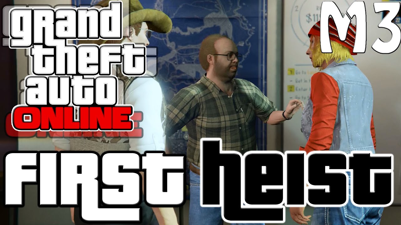 GTA 5 Online First Heist! Full Fleeca Bank Setup & Heist Completion ...