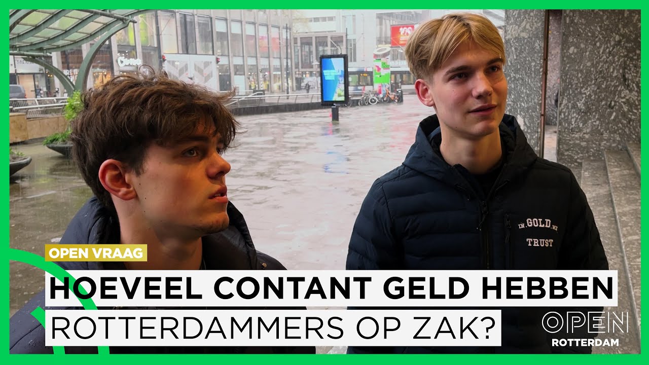 Contant geld is verleden tijd, vinden deze Rotterdammers: ‘Ik pin ...