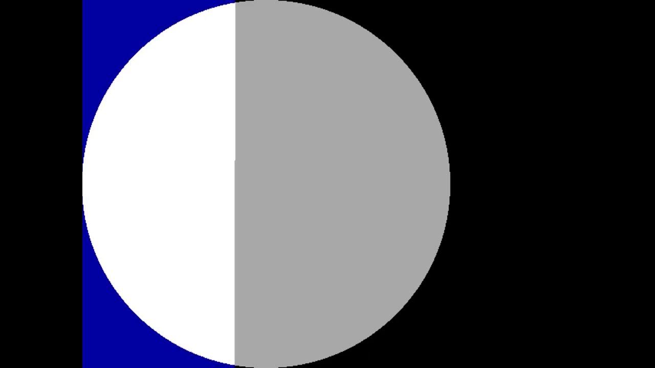 Calculating pi by counting pixels (area method) - YouTube