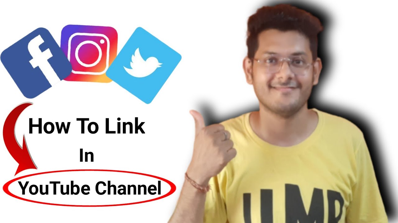 How To Add Social Media Link In YouTube Channel | Adding Social Media Links To YouTube Channel ...