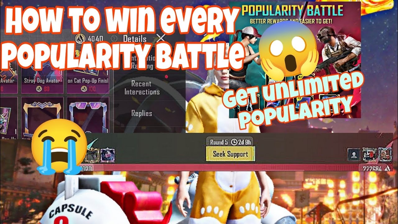 how to win every popularity battle in pubg mobile # How to get ...