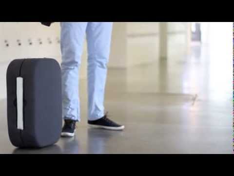 New inventions : A suitcase that follows you - YouTube