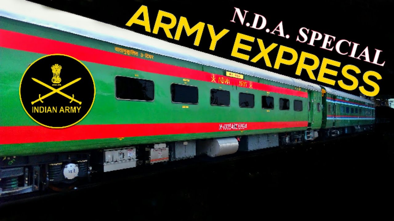 Indian Army Express Hauled by WDM2 Jumbo Locomotive | INDIAN RAILWAYS ...