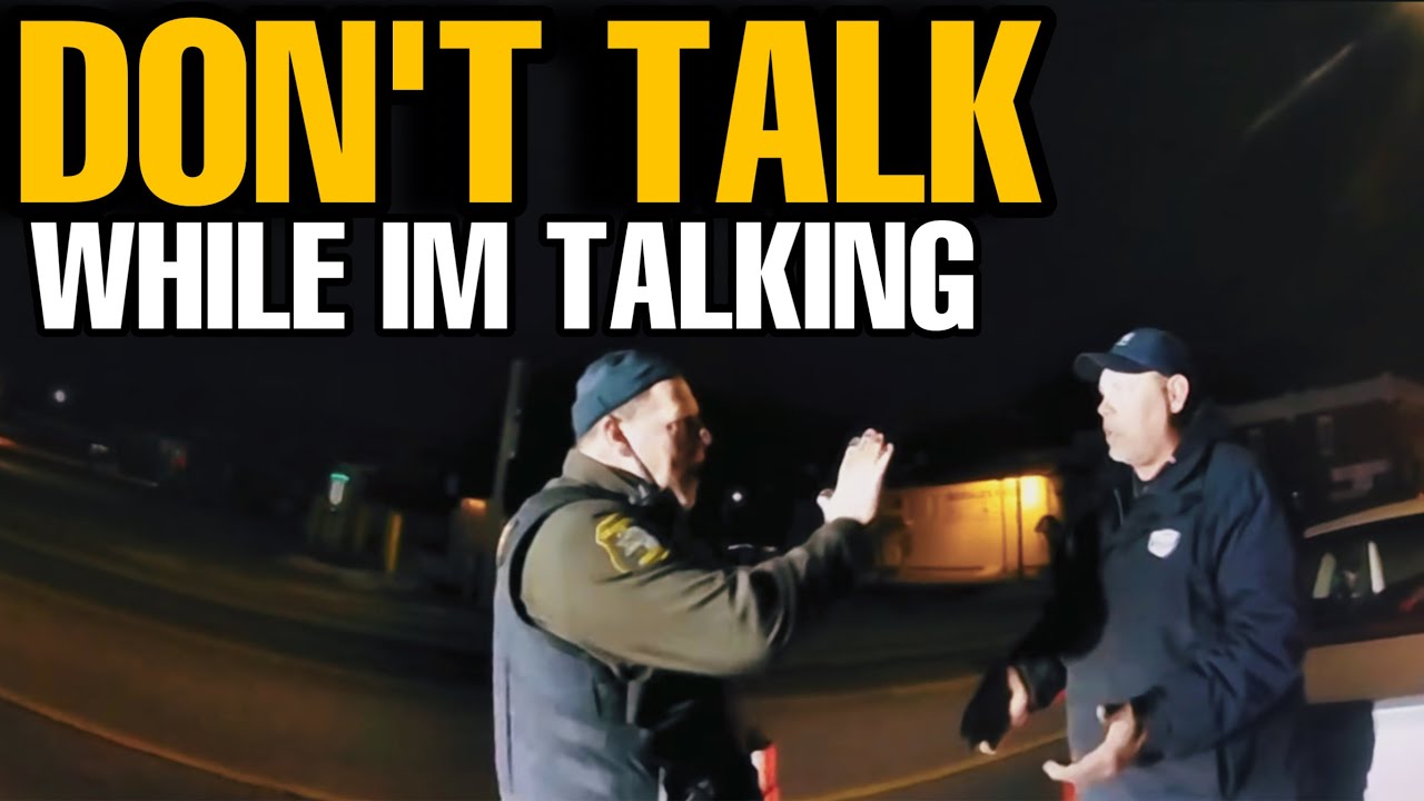 POWER TRIPPING COP BELIEVES DRIVER IS UNDER THE INFLUENCE BECAUSE HE ...