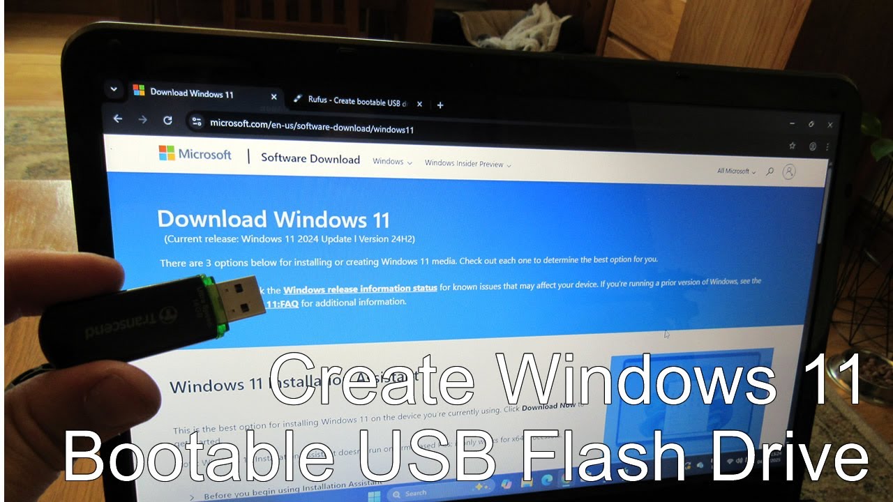 How to create a Windows 11 bootable USB flash drive - Official & Rufus ...