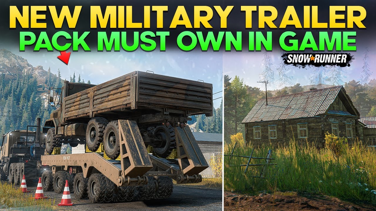 New Military Trailers Pack for all Platforms in SnowRunner You Need to ...