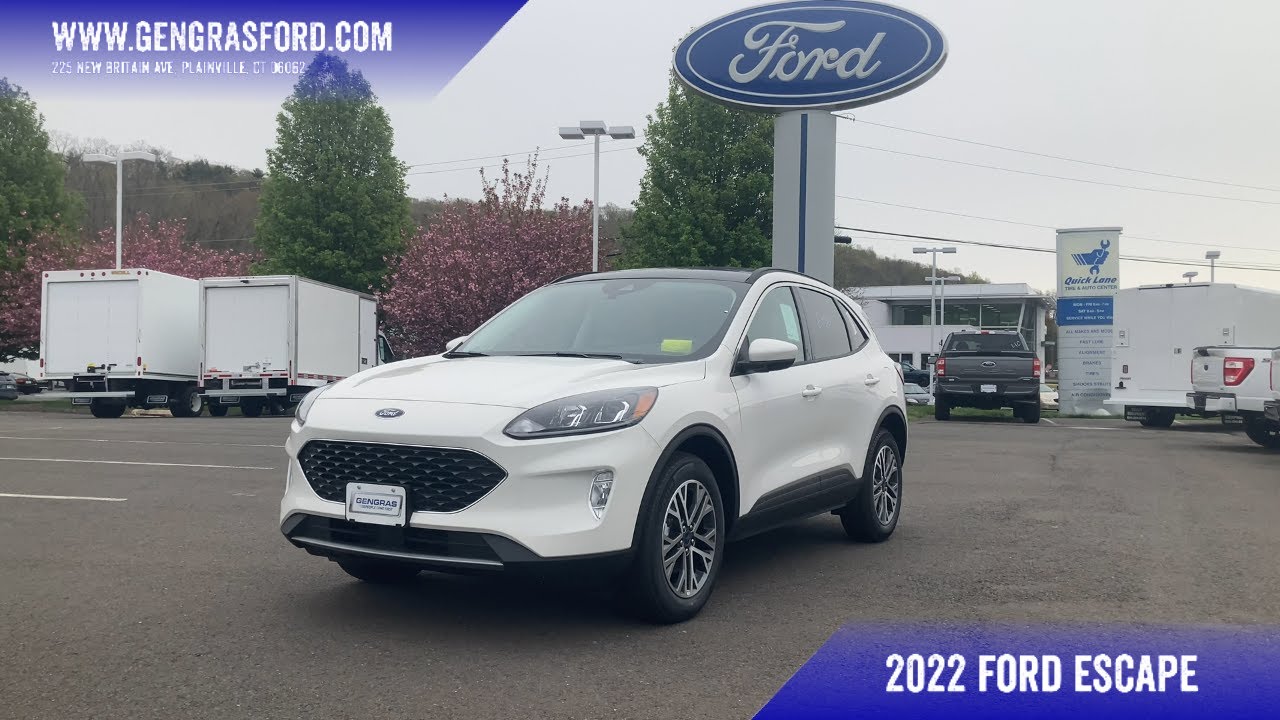 2022 Ford Escape Full Walk Around | Gengras Ford | Plainville, CT - YouTube