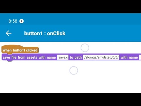 Copy Files from Assets to Folder sketchware|| How to copy assets to folder - YouTube