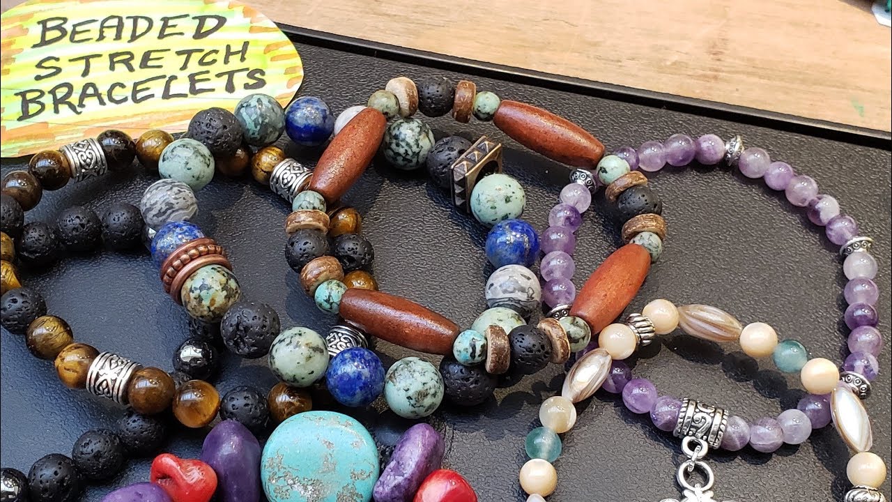 Beaded Stretch Bracelets - Eps 99 - YouTube
