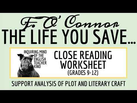 "The Life You Save May Be Your Own" by Flannery O'Connor Close Reading ...