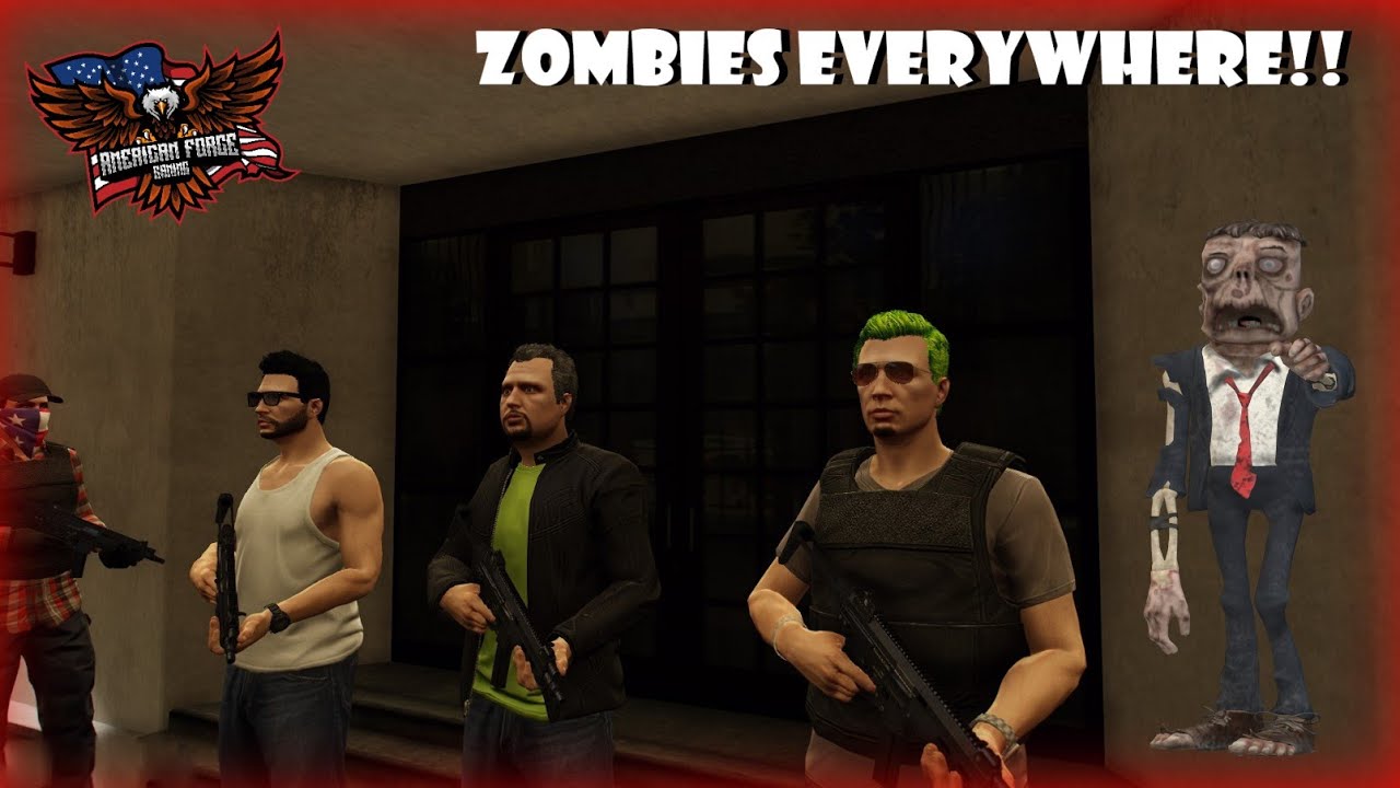 GTA 5 ROLEPLAY | ZOMBIE APOCALYPSE SURVIVAL!! - YouTube