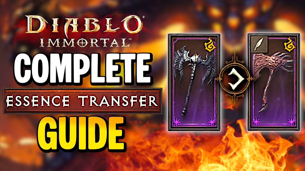 Easy Guide to Understand Essence Transfer | Diablo Immortal - YouTube