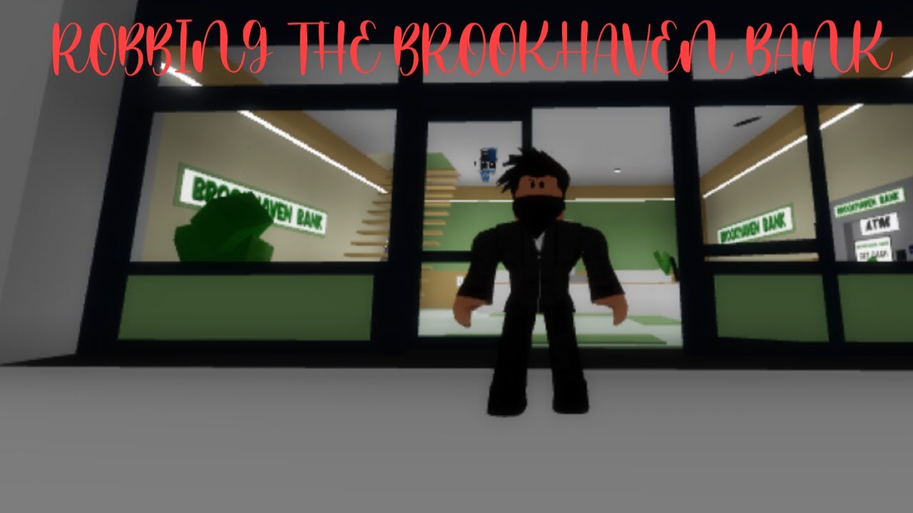 ROBBING THE BROOKHAVEN BANK! (Roblox Brookhaven Roleplay) - YouTube