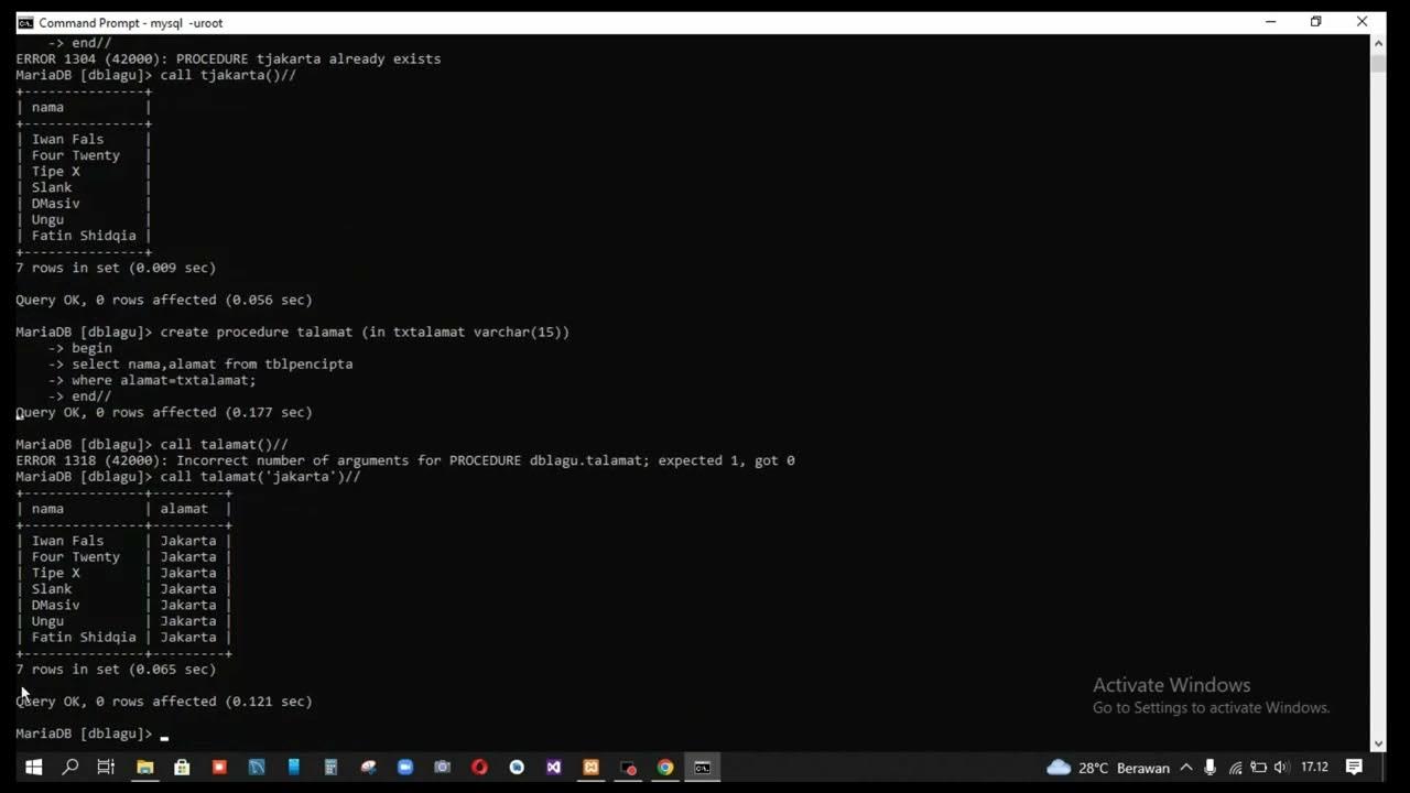 TUTORIAL MEMBUAT FUNCTION DI CMD - YouTube