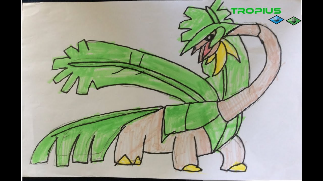 how to draw tropias - YouTube