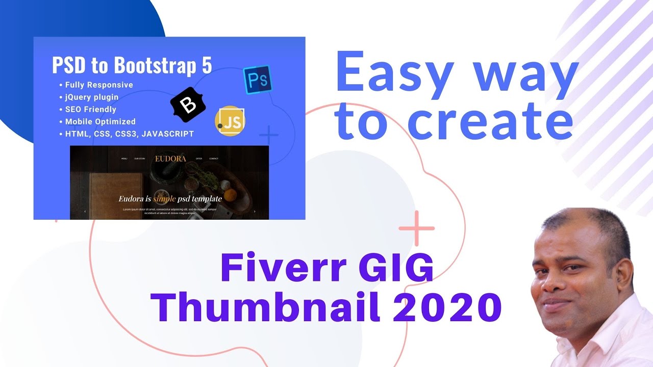Easy way to create Fiverr GIG Thumbnail 2020 - YouTube