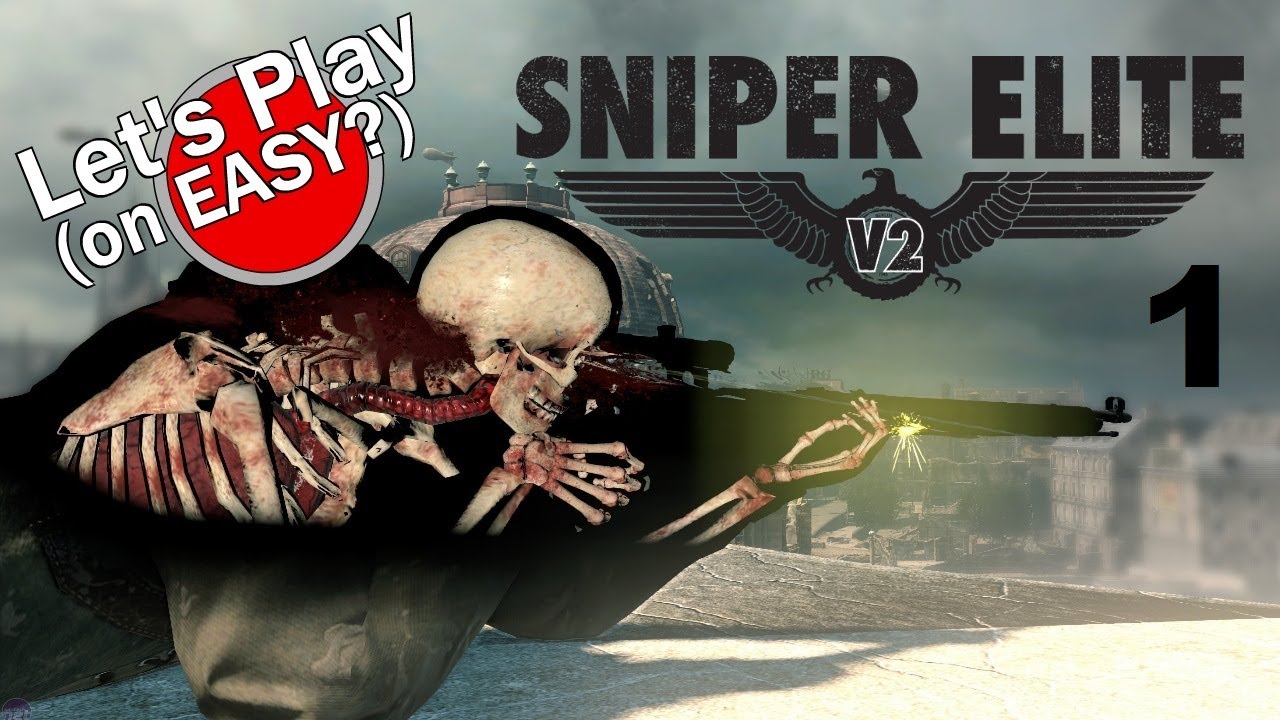 Let's Play (on EASY?) - Sniper Elite V2 - Pt. 1 w/ Nut Shot! - YouTube