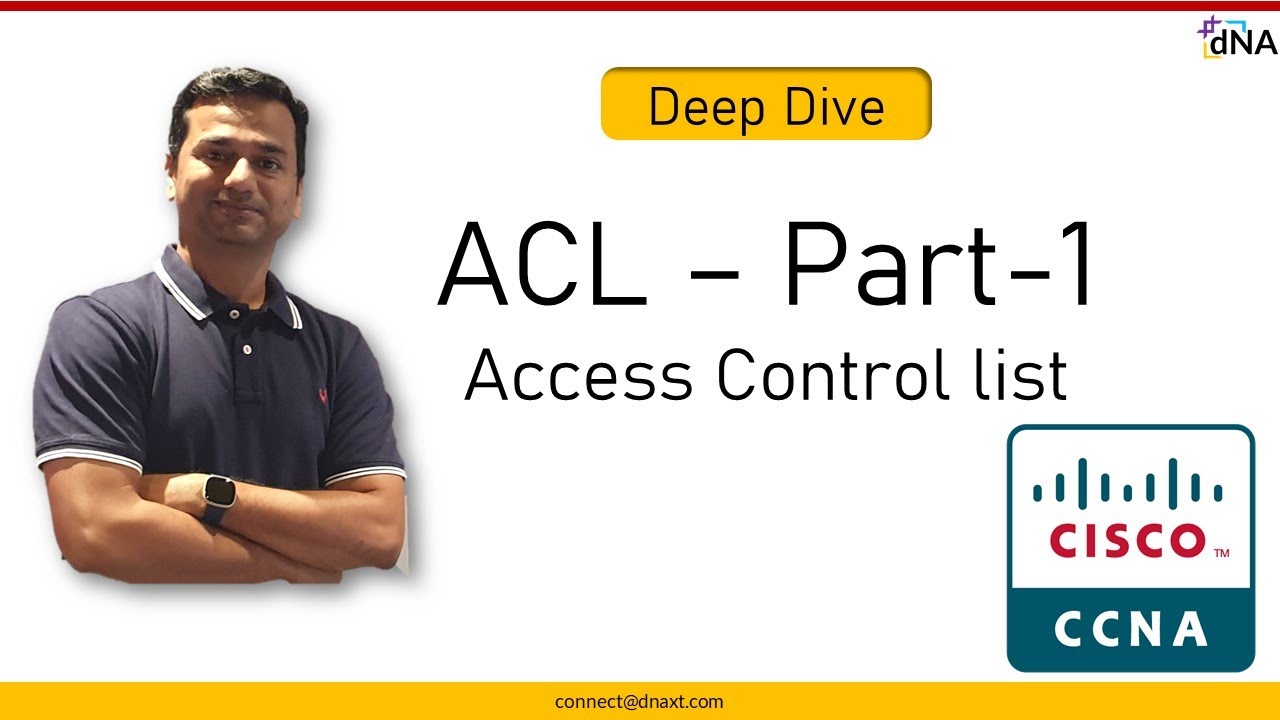 CCNA Access Control list- Part 1 - YouTube