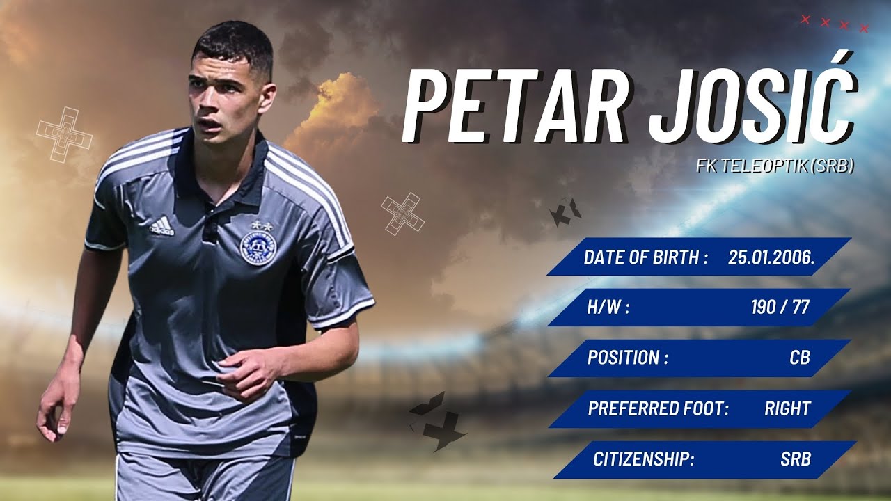 #5 Petar Josić - FK Teleoptik - HIGHLIGHTS 2024. - YouTube