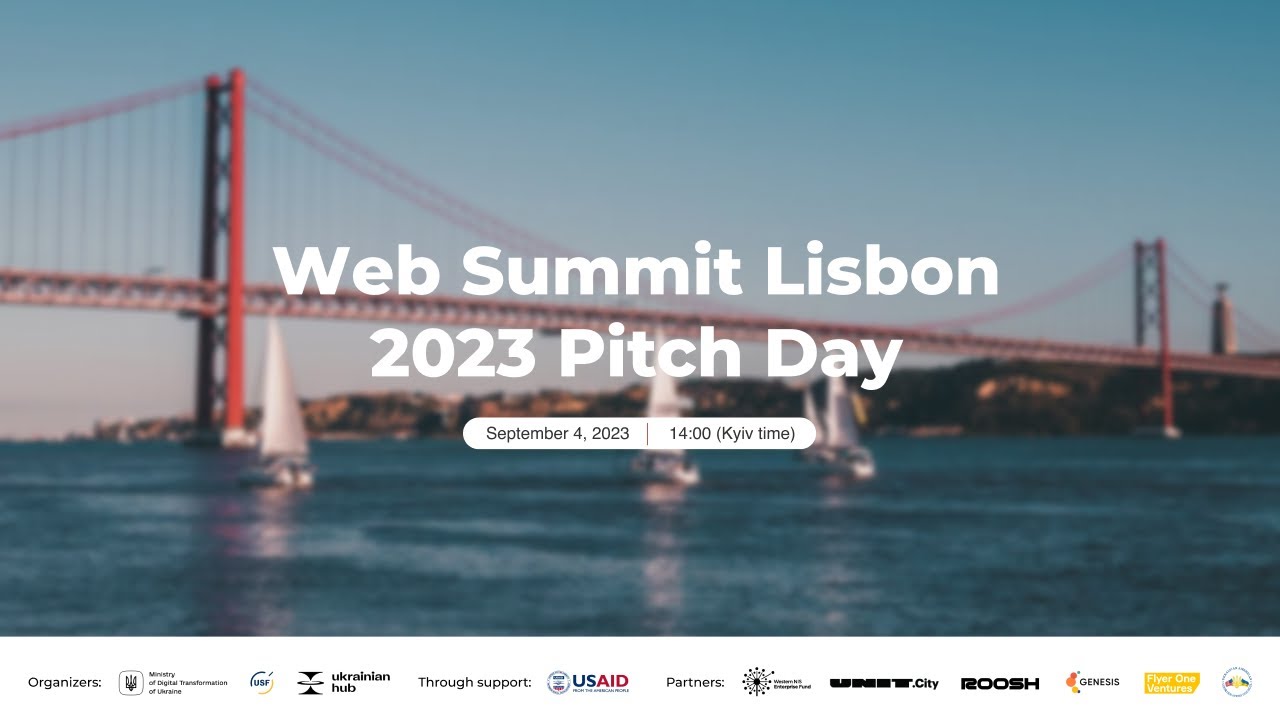Web Summit Lisbon 2023 Pitch Day - YouTube